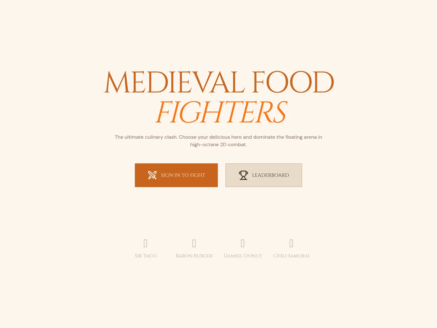 Medieval Food Fighters