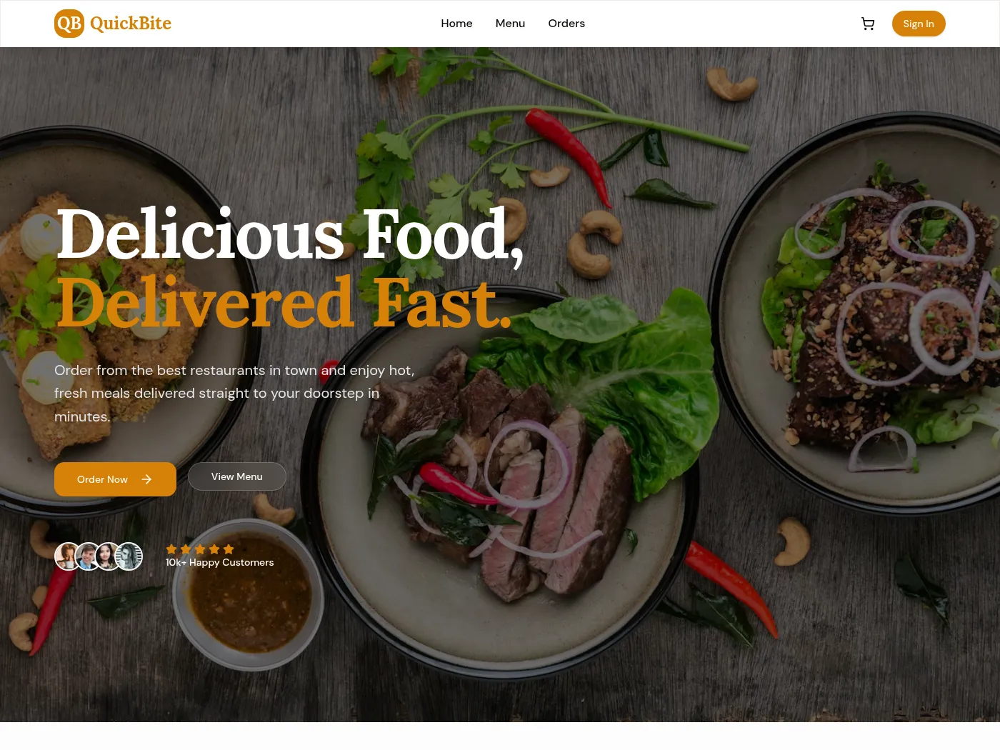 QuickBite Order Site