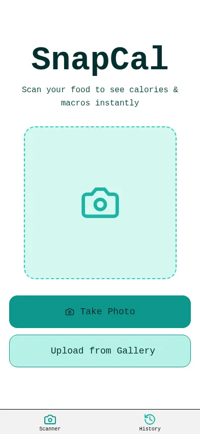 SnapCal Calorie Scanner