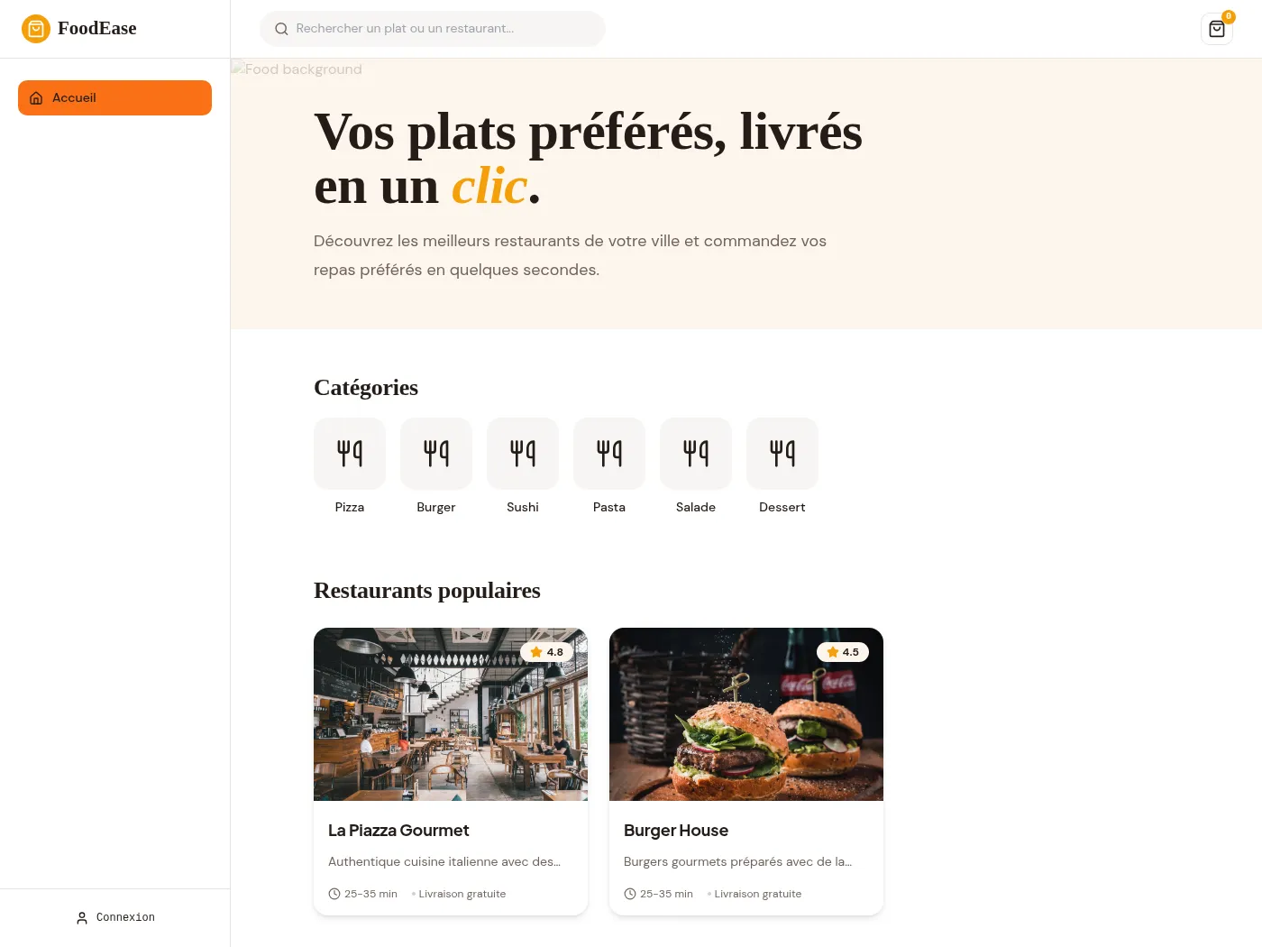 FoodEase Platform