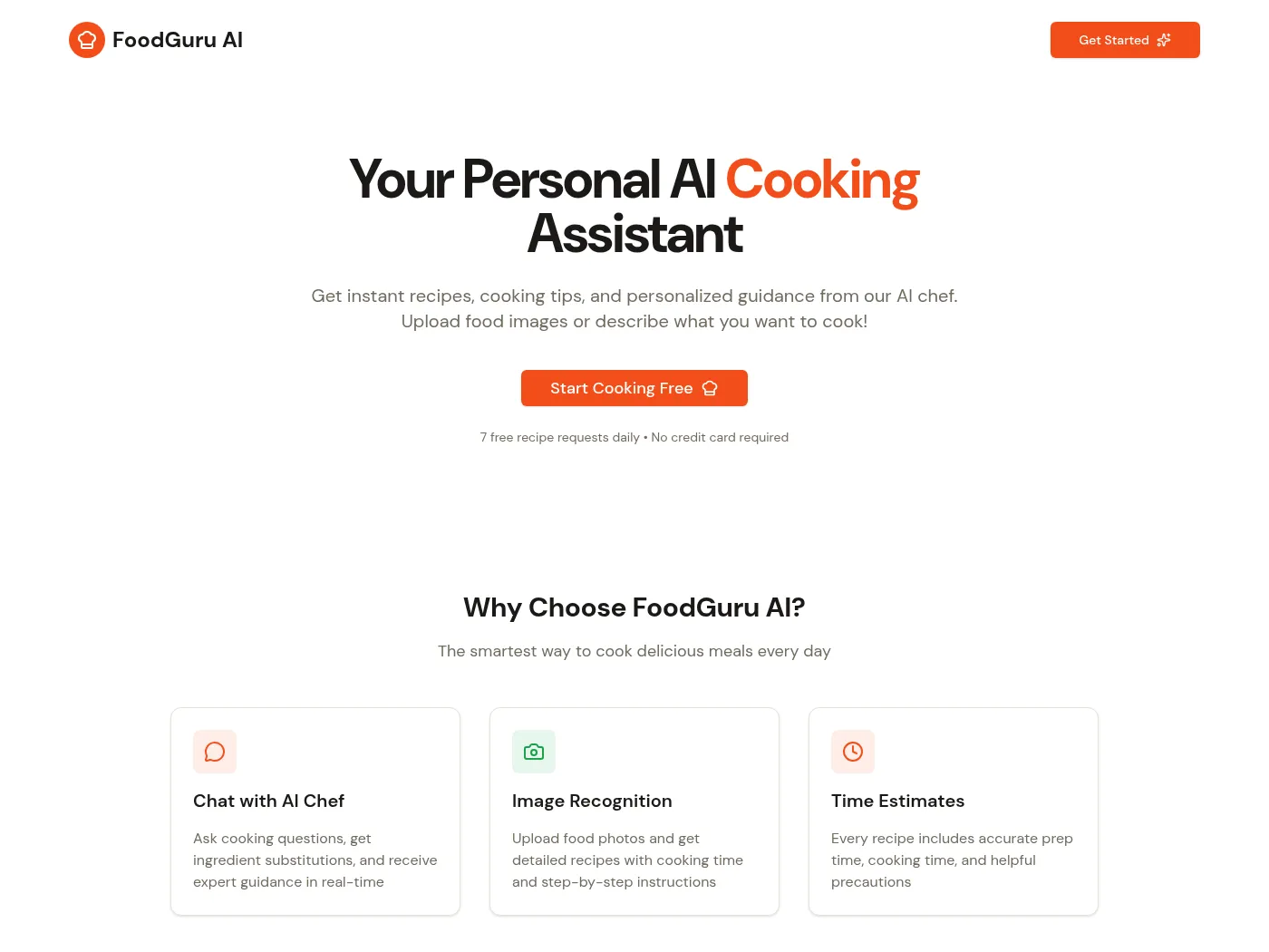 FoodGuru AI Cook