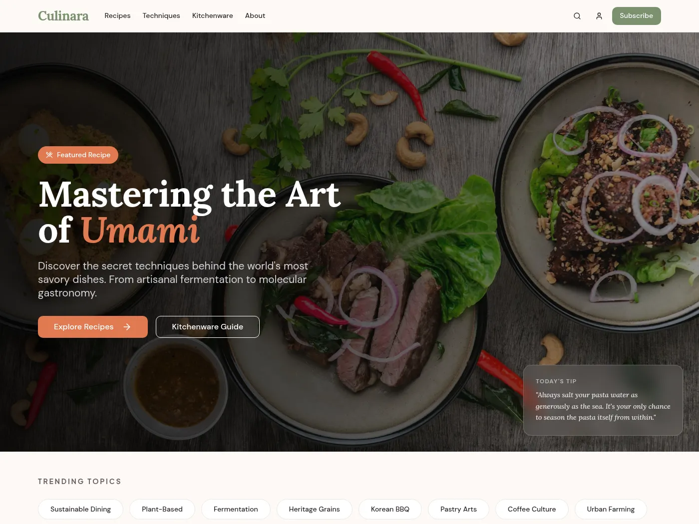 Modern Foodie Blog