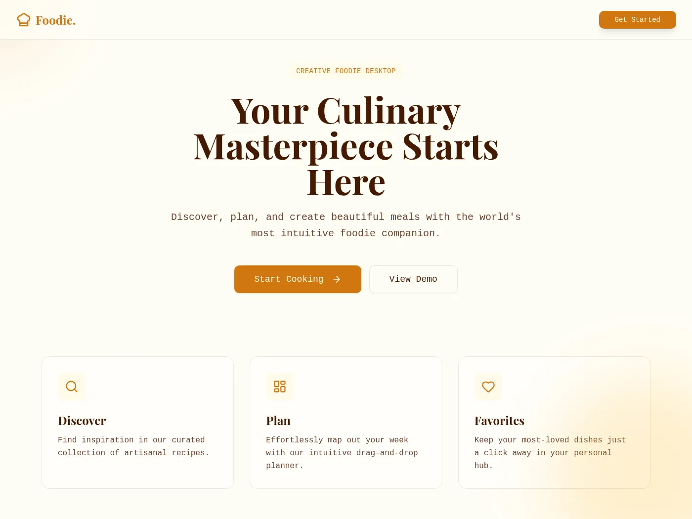 Creative Foodie Desktop