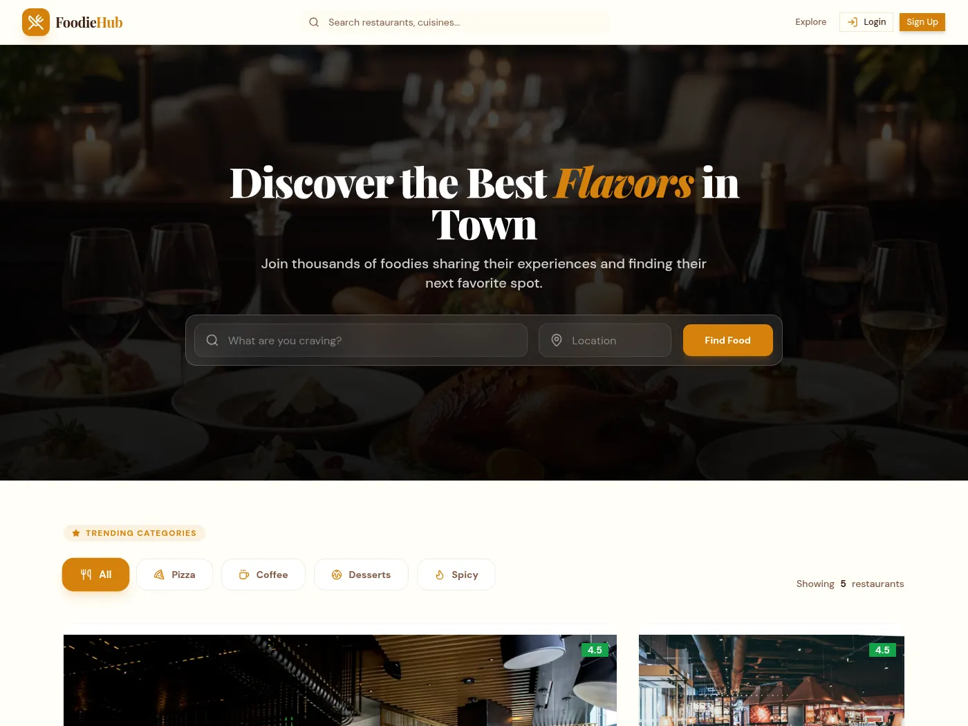 Foodie Review Hub