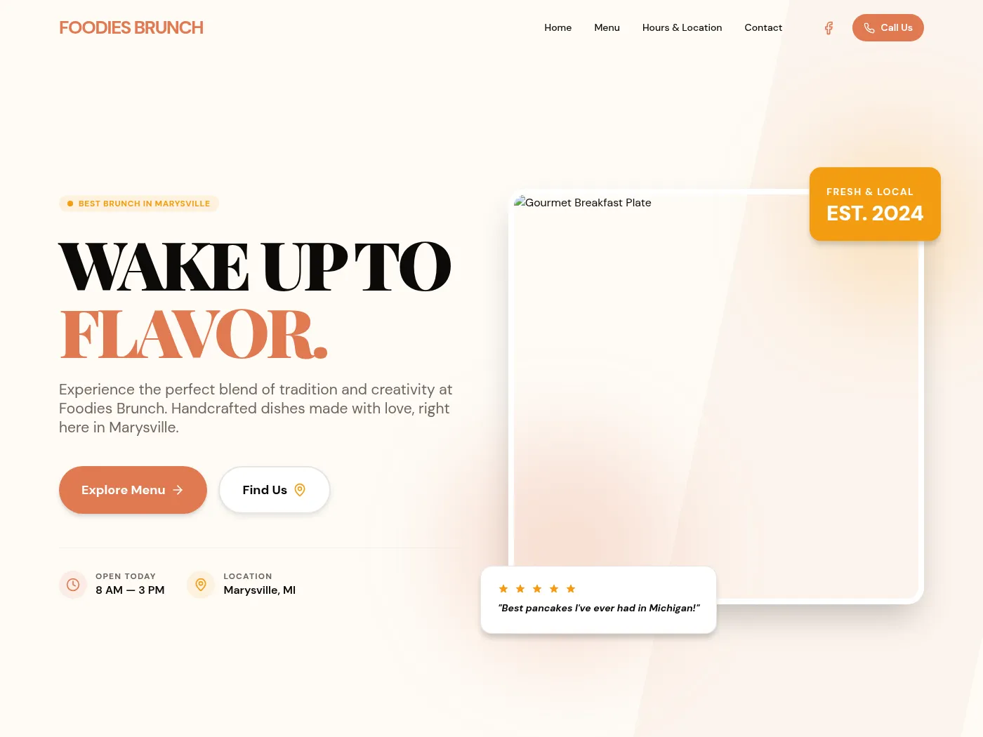 Foodies Brunch Web