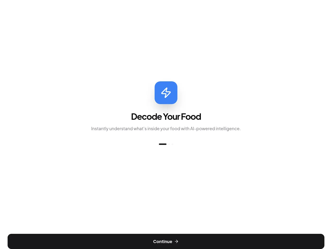 FoodOS AI Food Scanner