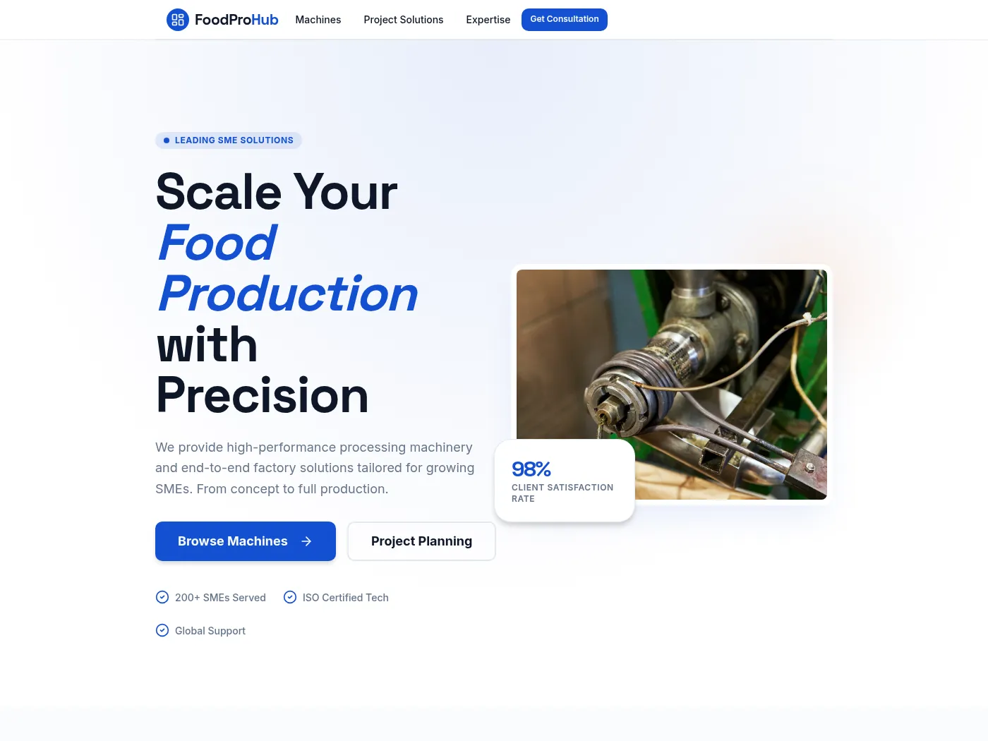 FoodPro Machines Hub