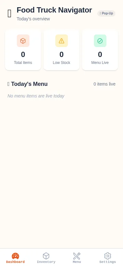 Food Truck Navigator