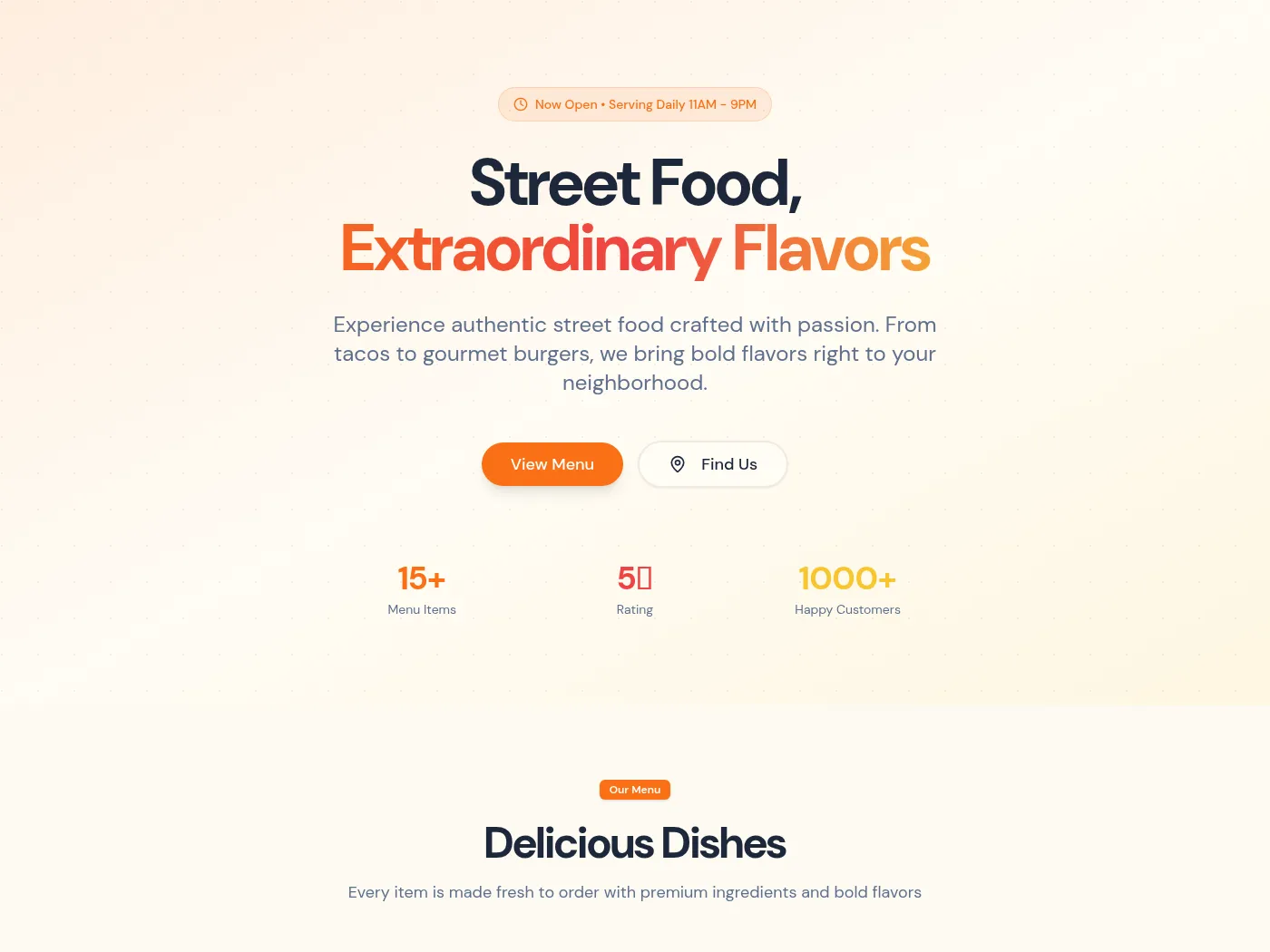 Food Truck Showcase