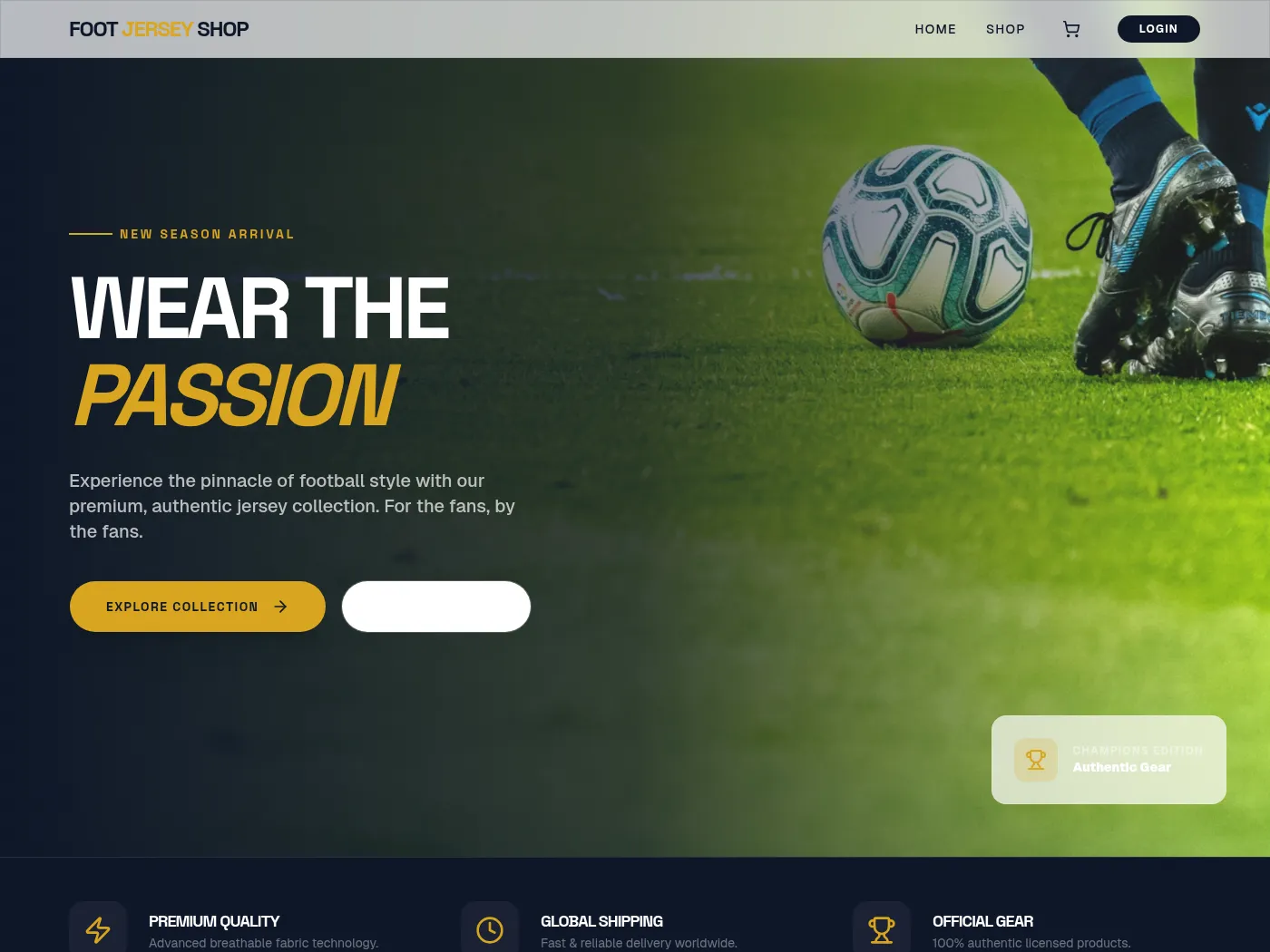 Foot Jersey Shop