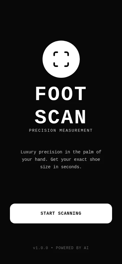 Foot Size Scanner