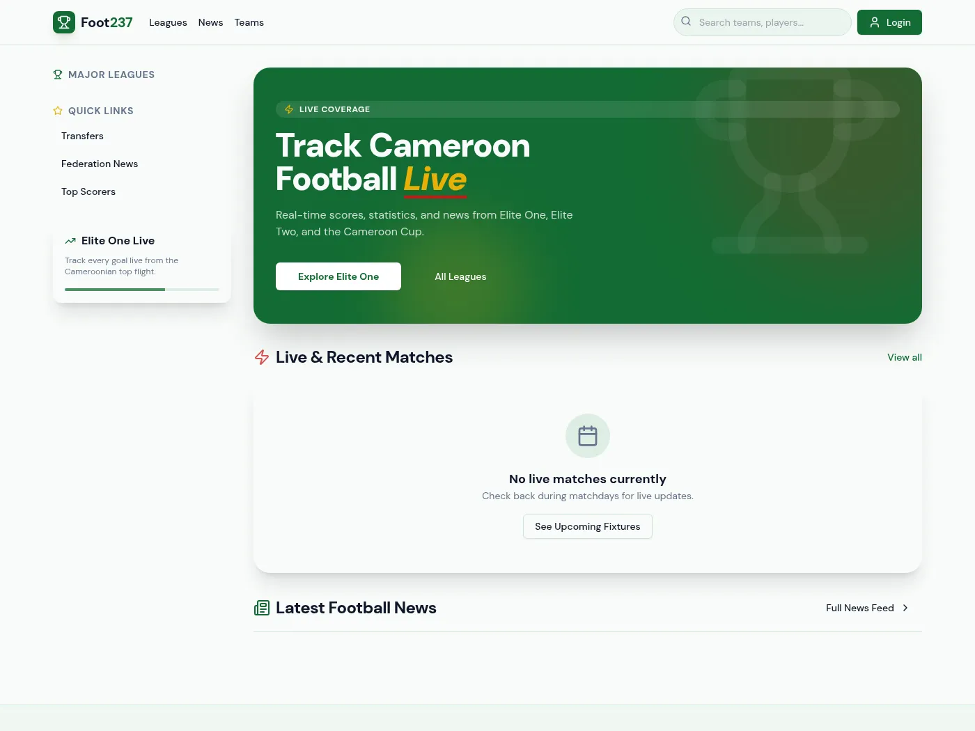 Foot237: Cameroon Football Live