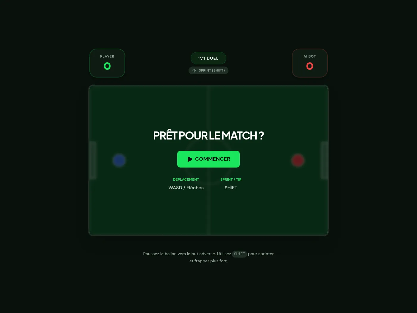 Football 1v1 AI Duel