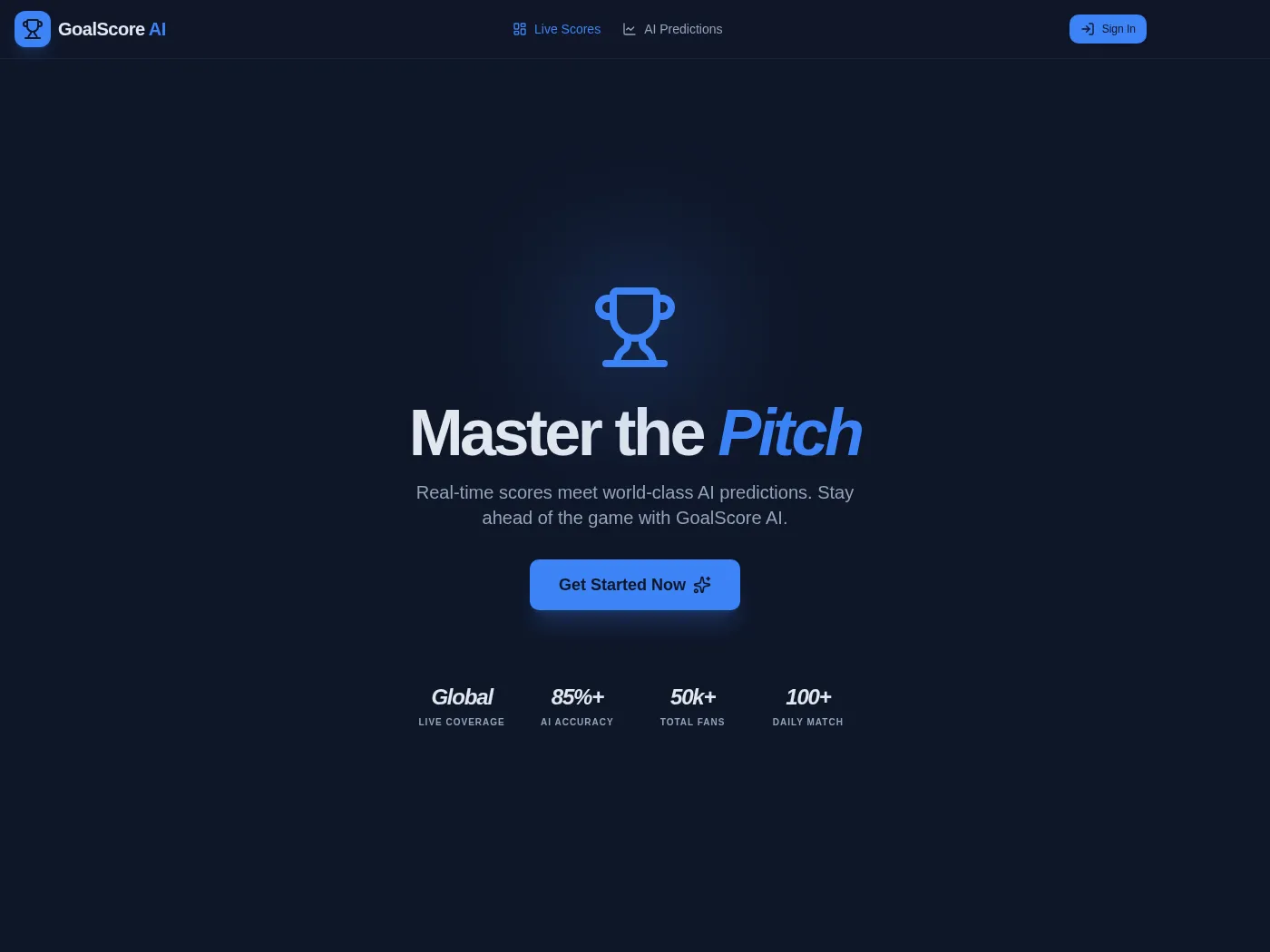 GoalScore AI