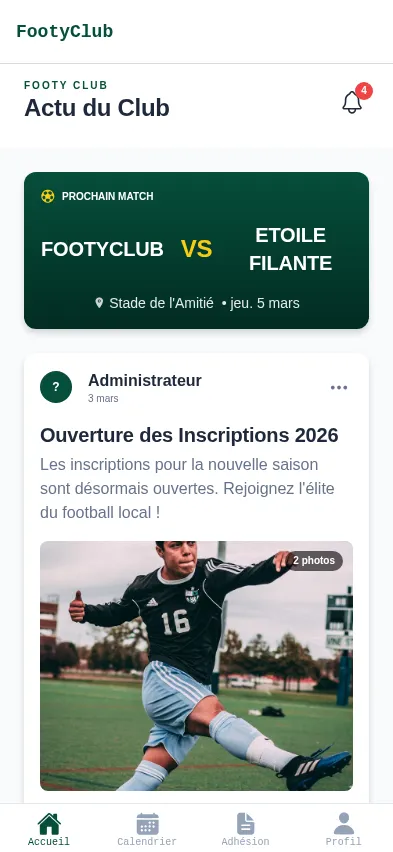 FootyClub Android App