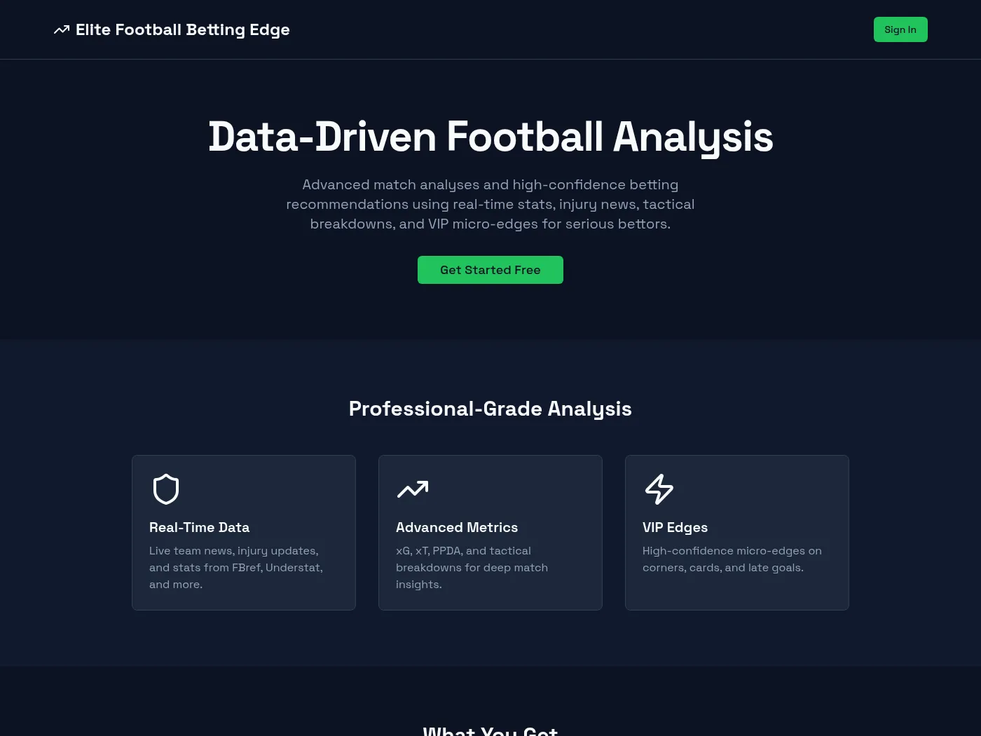 Elite Football Betting Edge