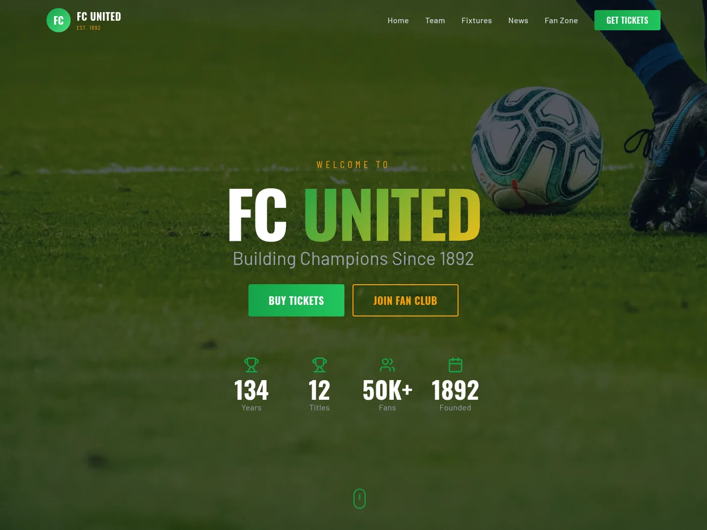 Club Kickoff Website