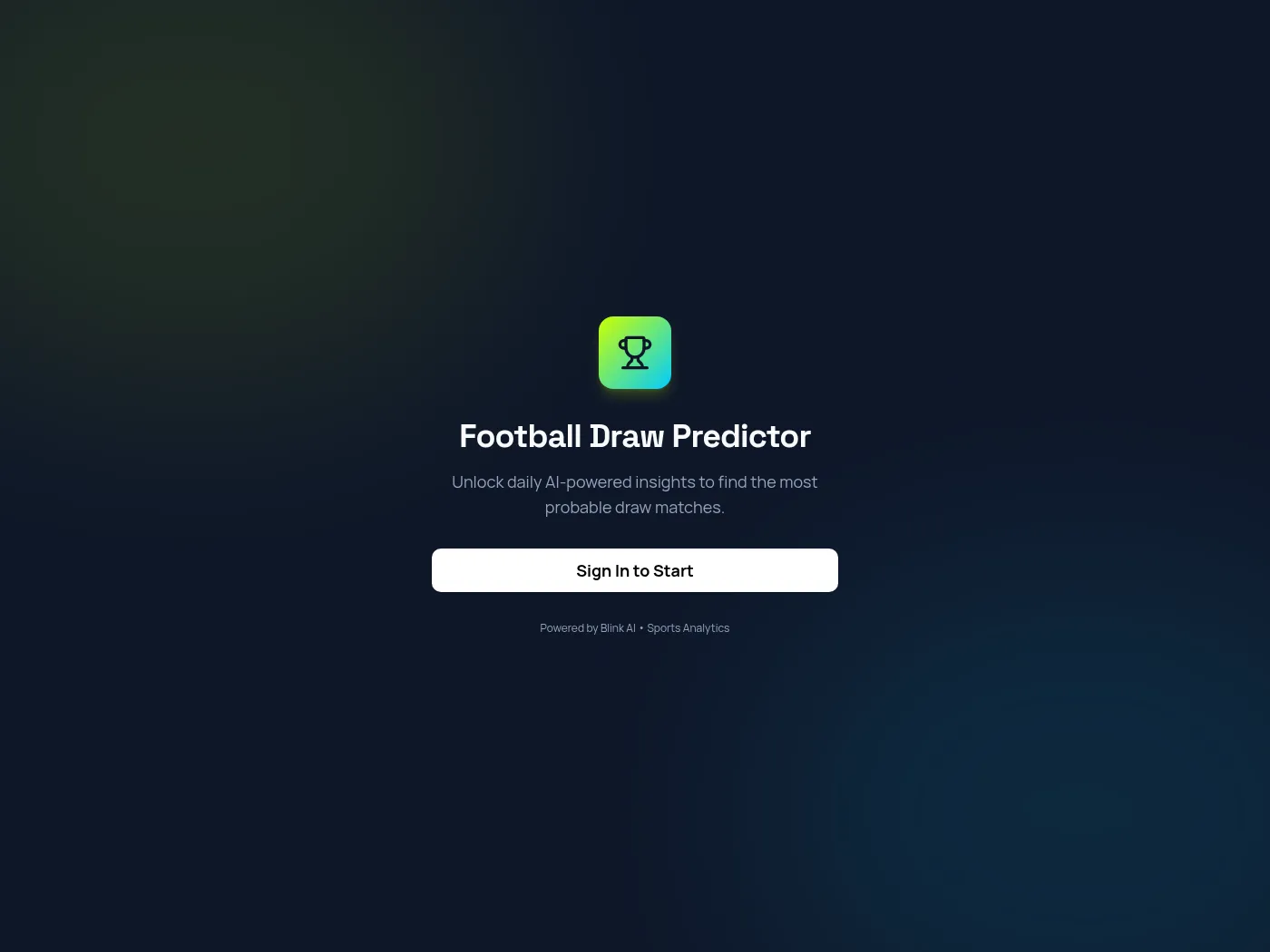 Football Draw Predictor