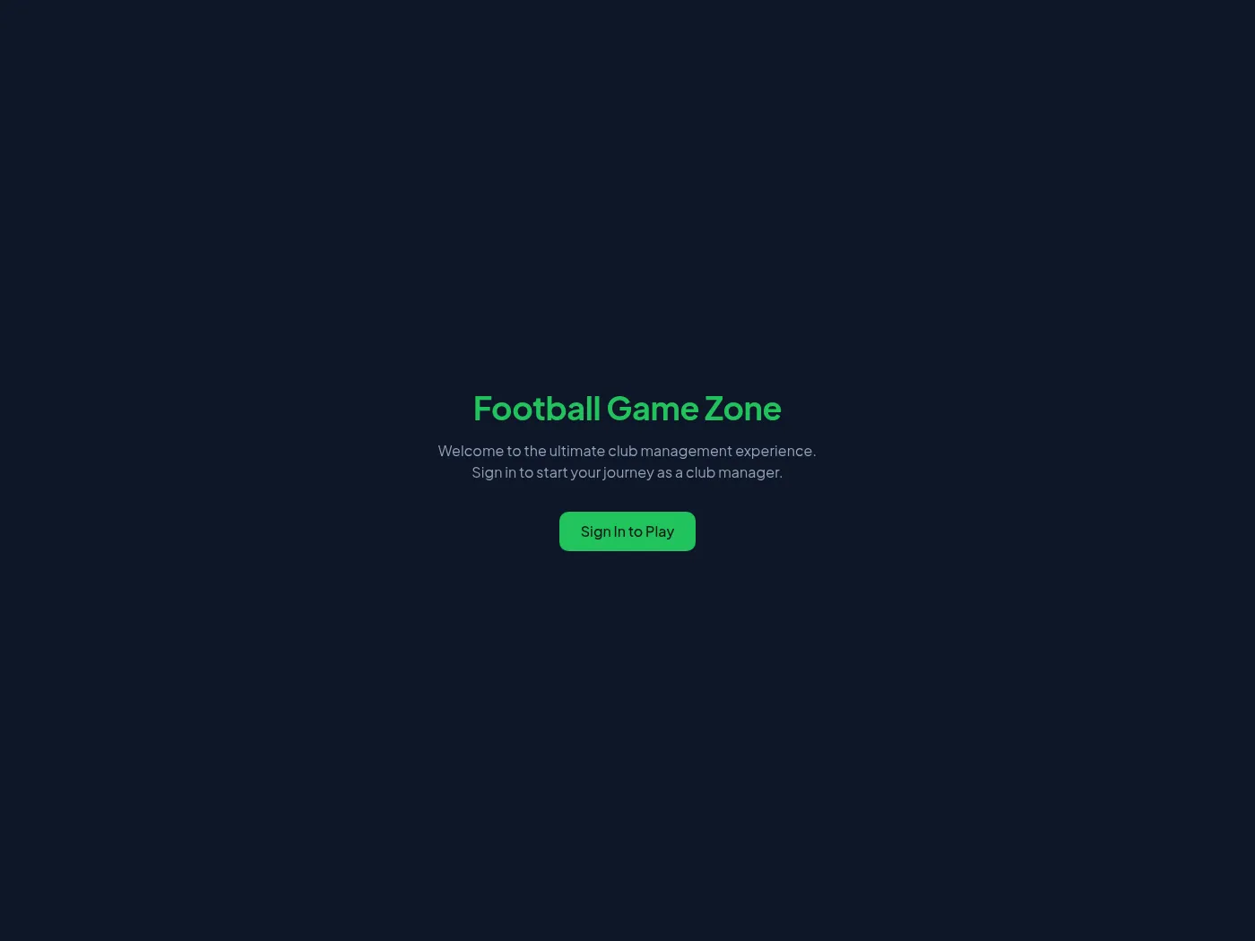 Football Game Zone