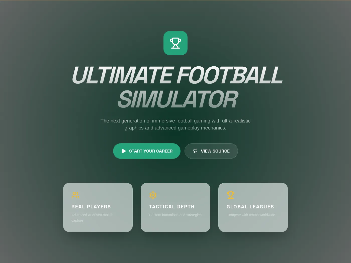 Ultimate Football Simulator