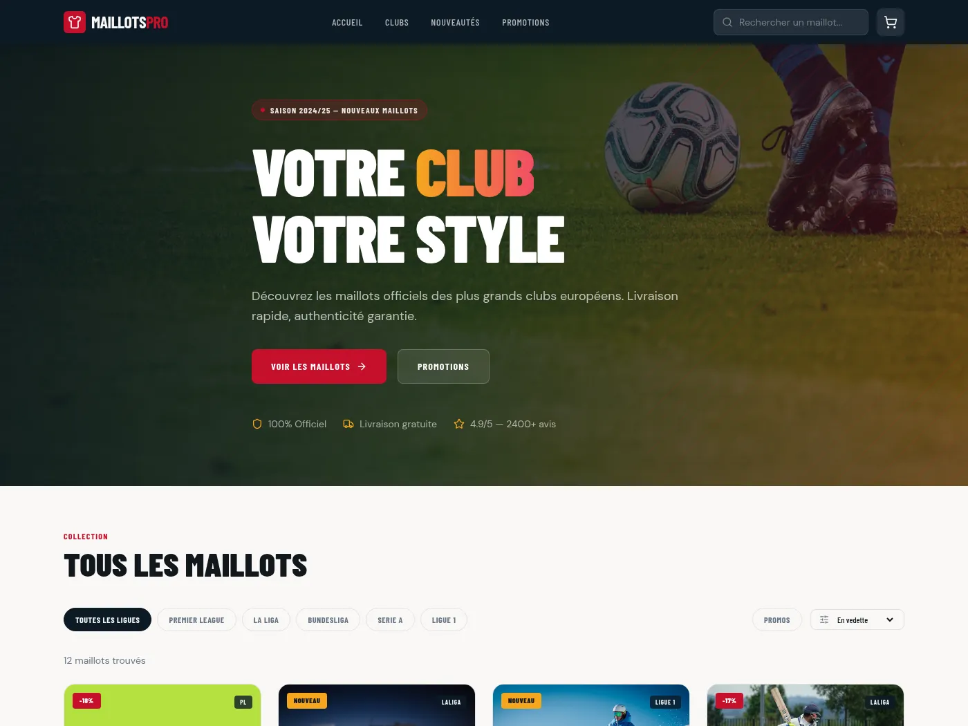 Football Jersey Shop
