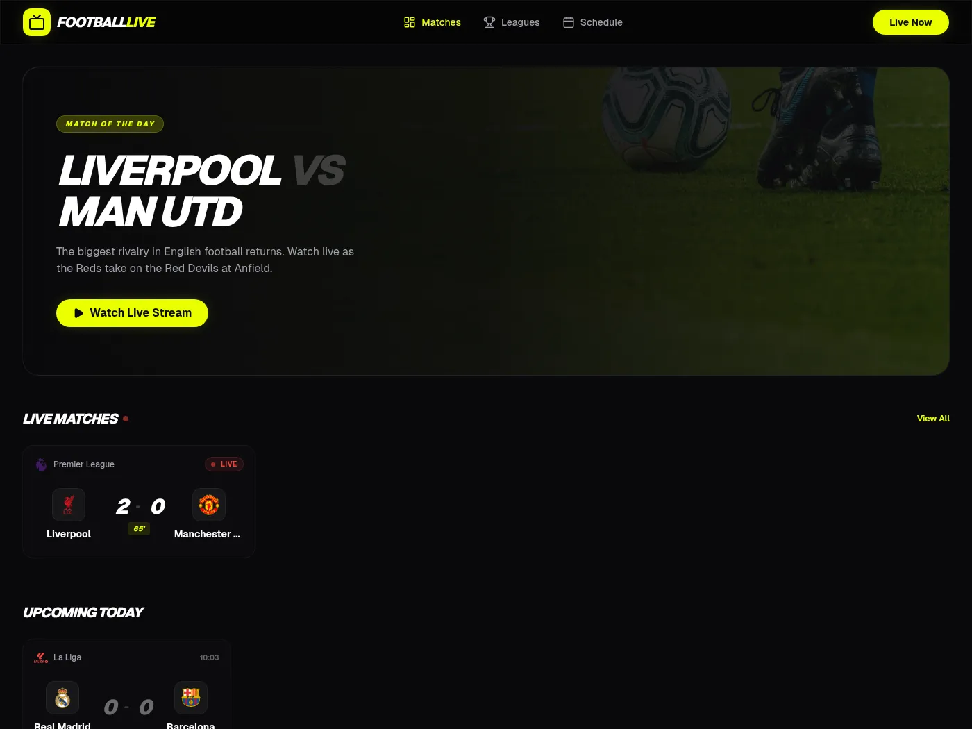 Modern Football Stream