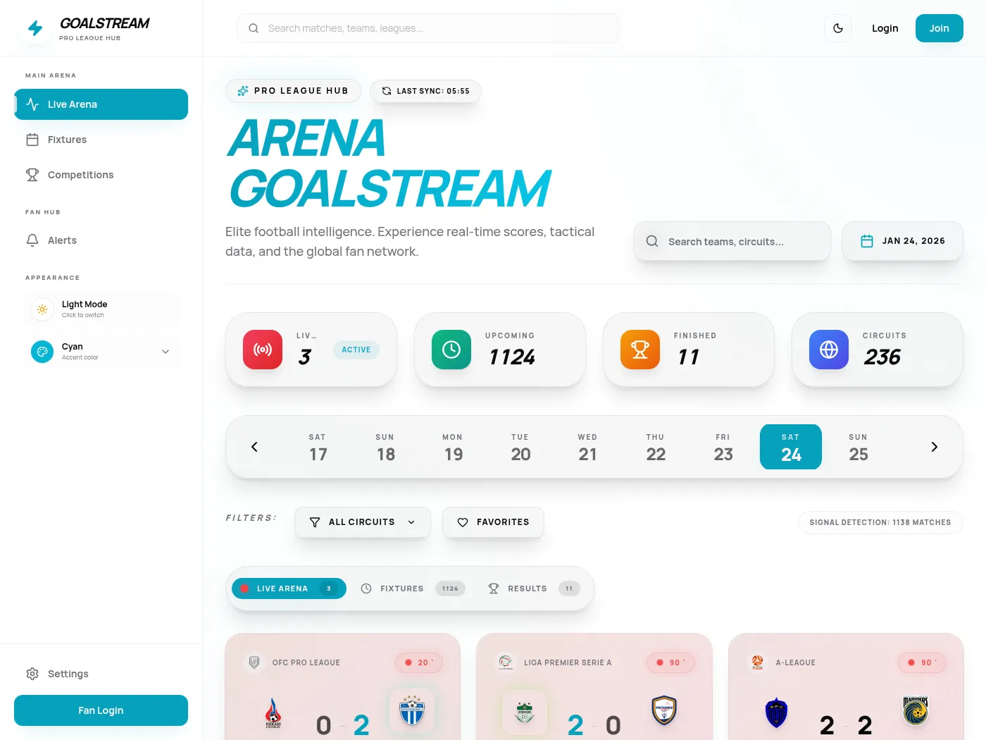 GoalStream Live Platform (Remix)