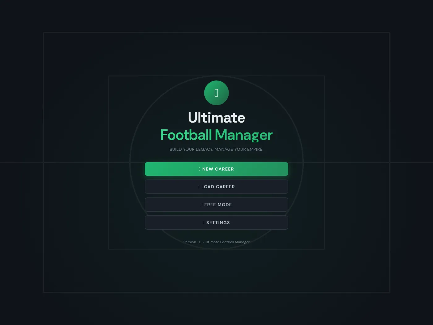 Ultimate Football Manager