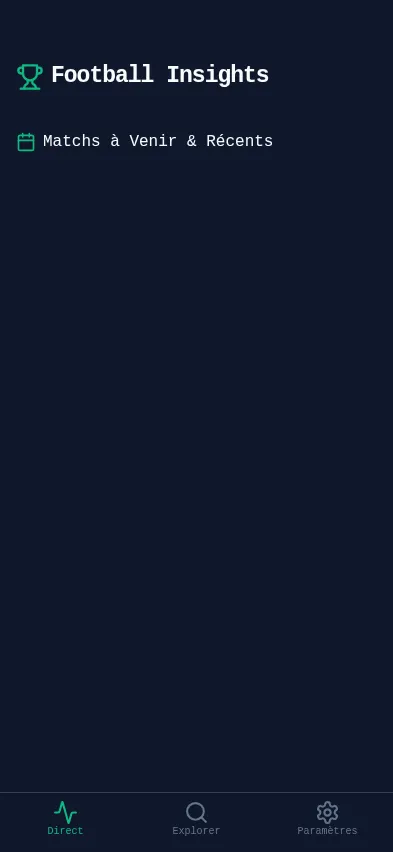 FootballMatch Insights