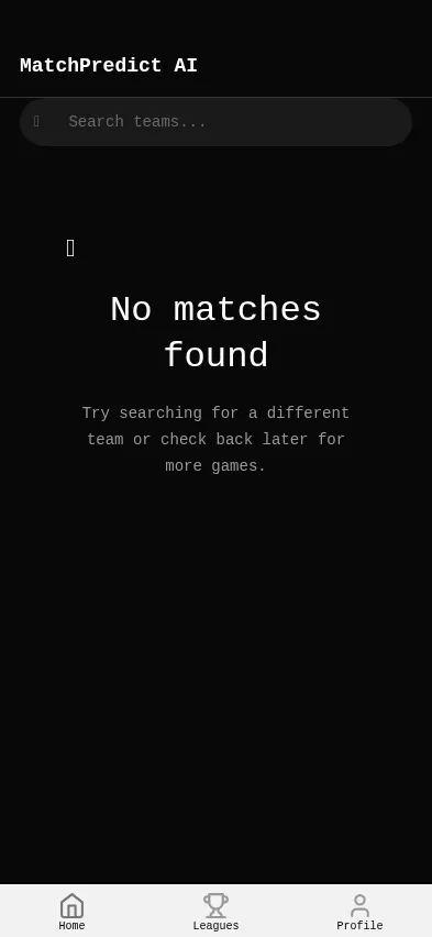 MatchPredict AI