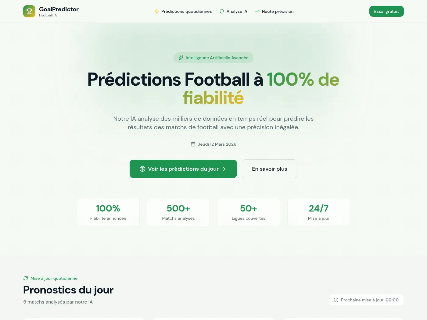GoalPredictor Football