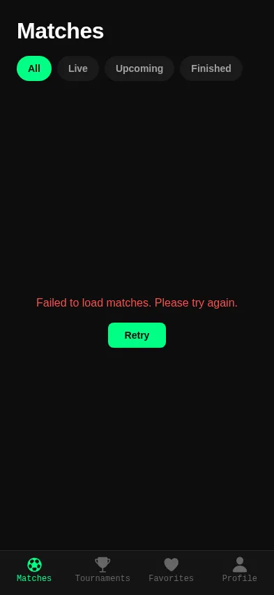 Football Match Tracker