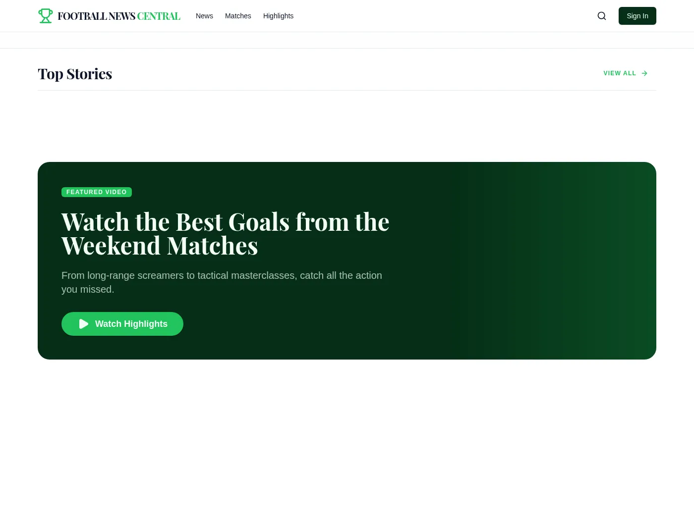 Football News Central
