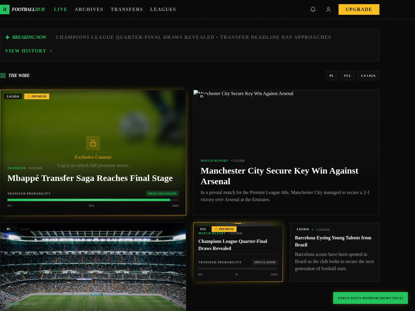 Football News Hub