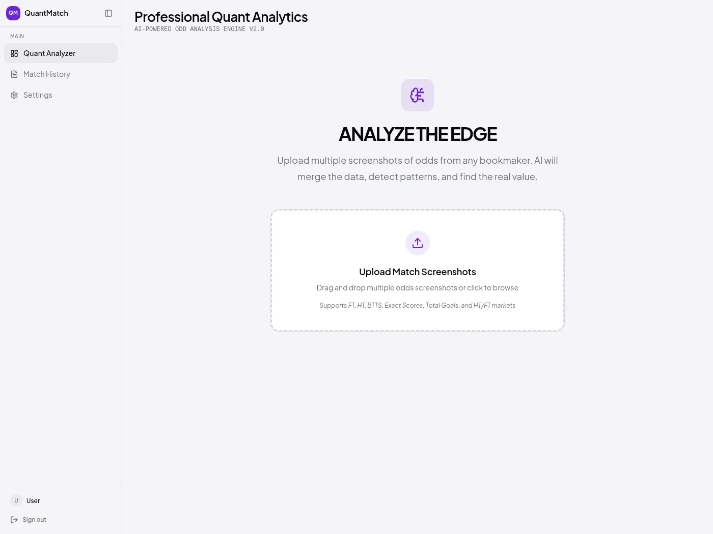 QuantMatch Football Analyzer