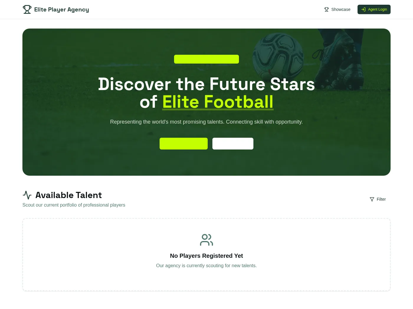 Soccer Player Showcase