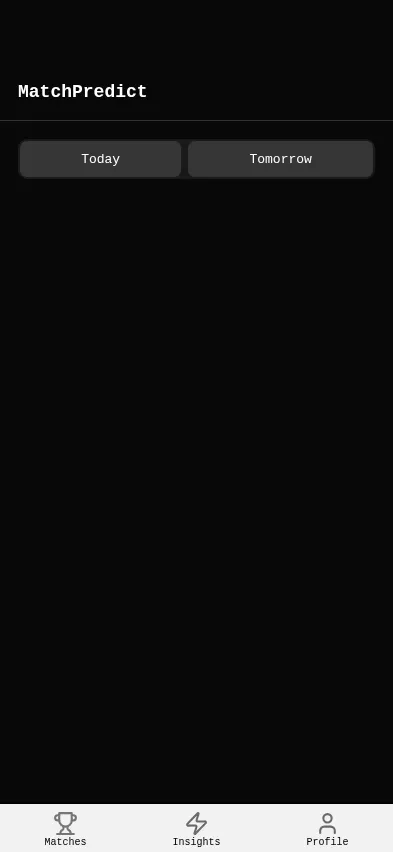 MatchPredict Football App