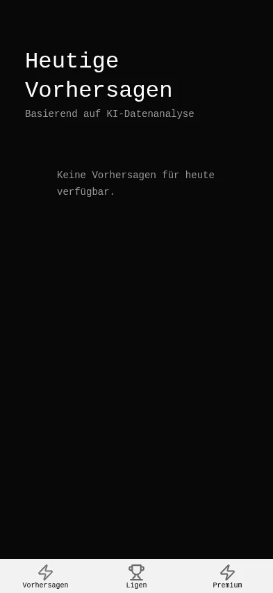 Pro Fußball Predictor