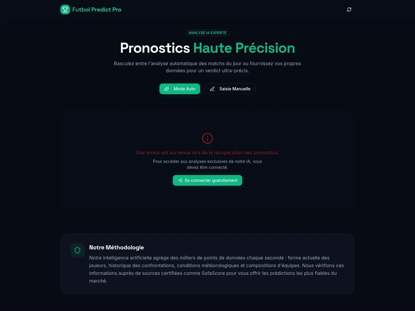 Futbol Predict Pro