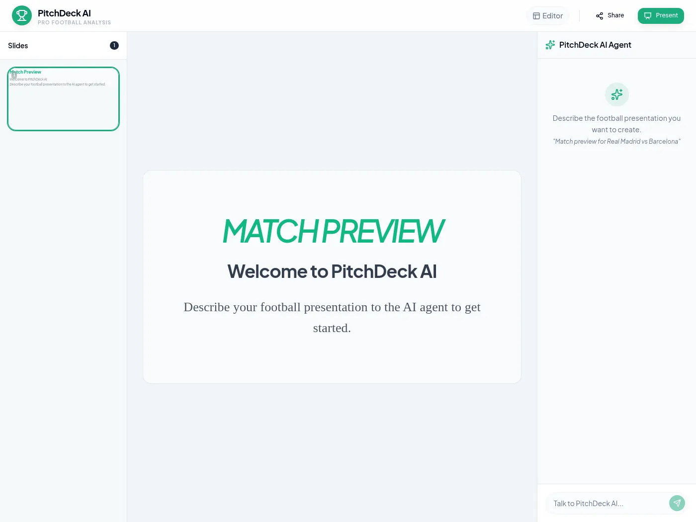 Football Presentation Builder