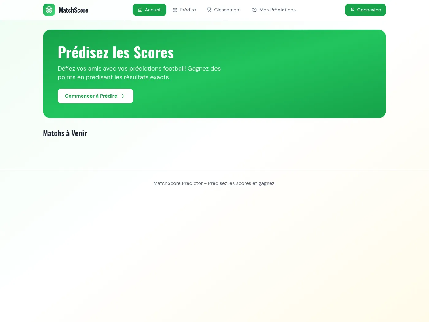 MatchScore Predictor
