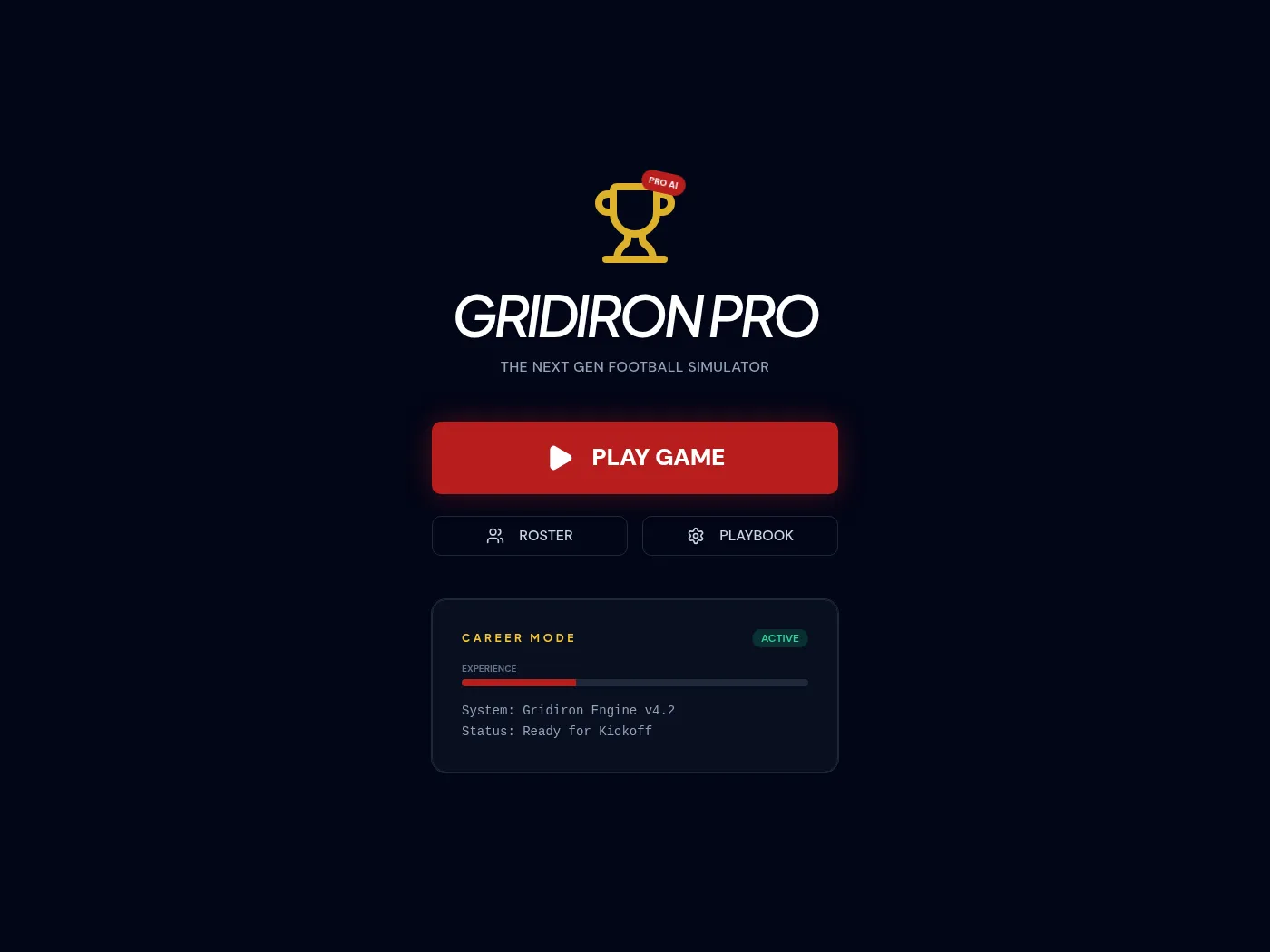 Football Sim Game