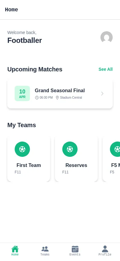TeamMatch Organizer