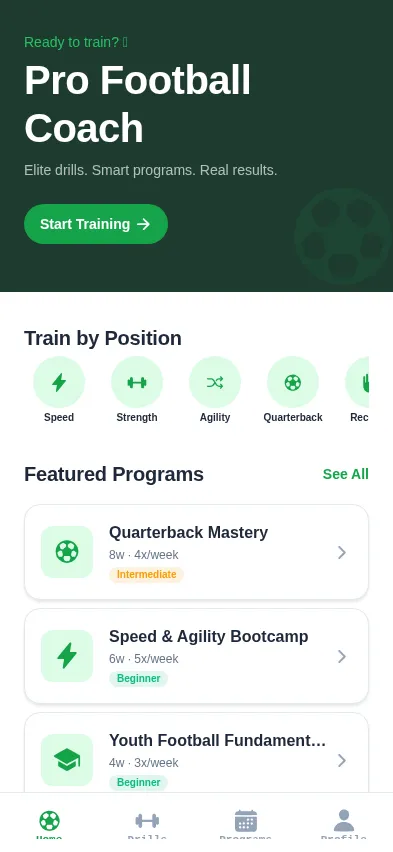 Pro Football Coach