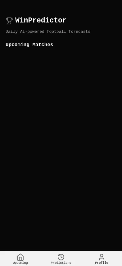 WinPredictor Football App