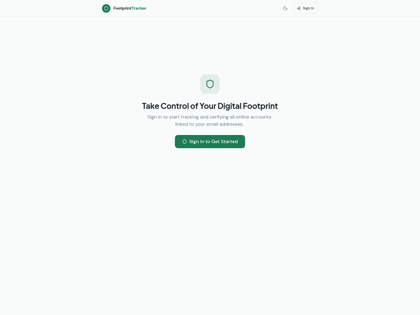 Digital Footprint Tracker