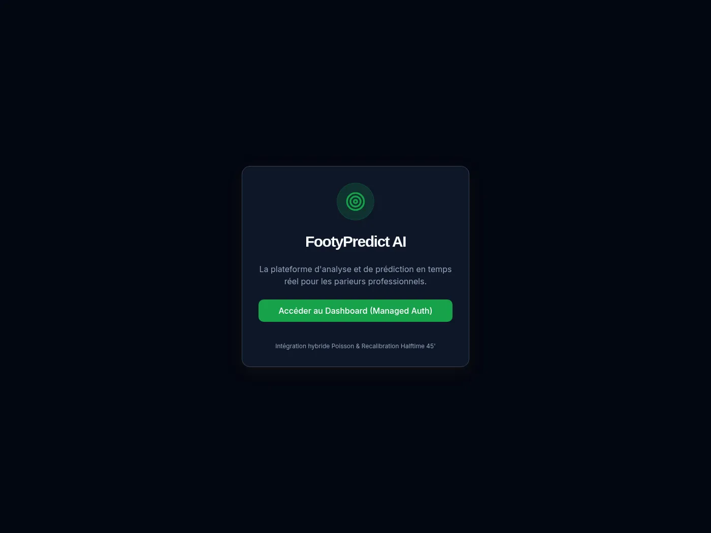 FootyPredict AI Platform