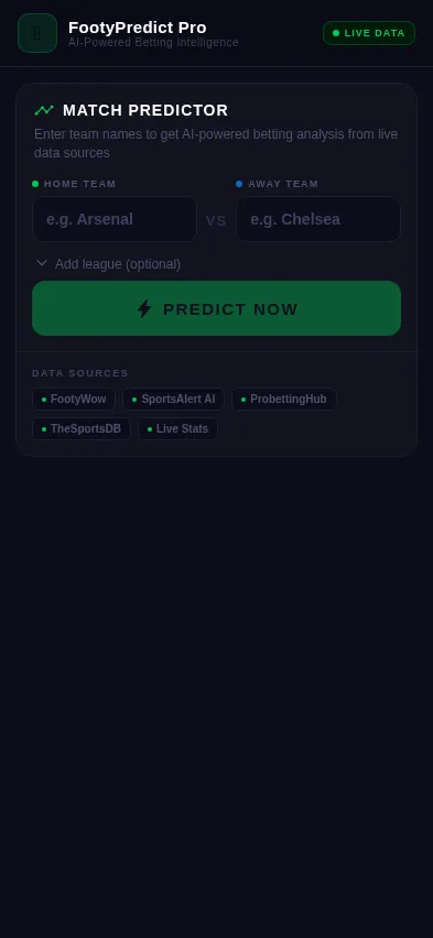 FootyPredict Pro