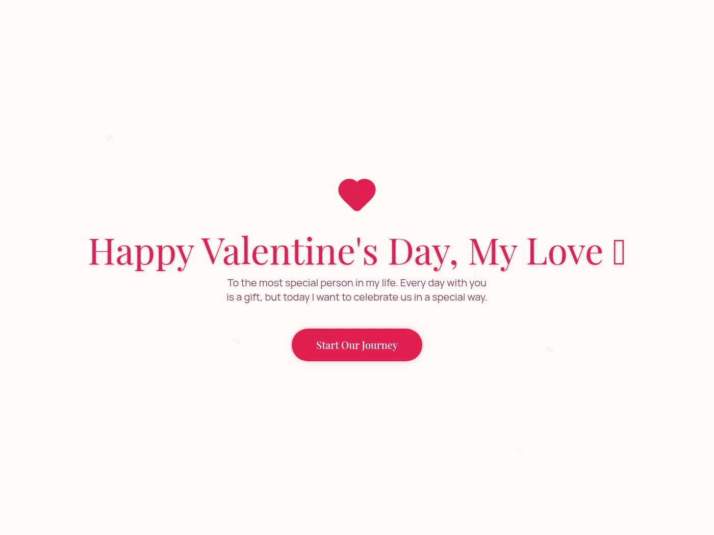 For My Love Web App