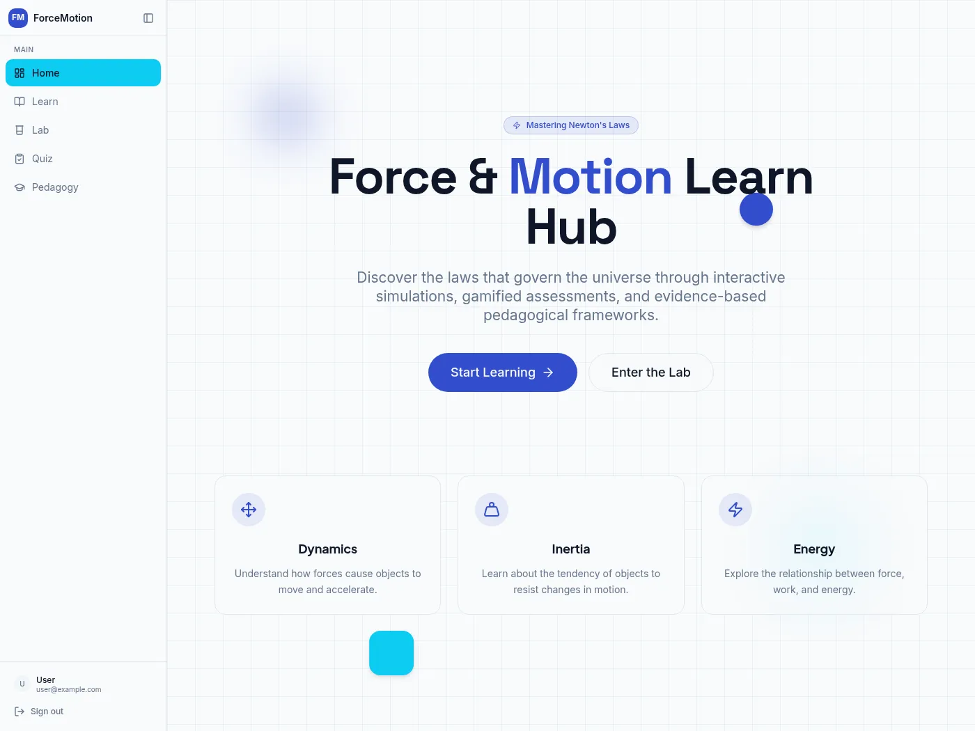 ForceMotion Learn Hub